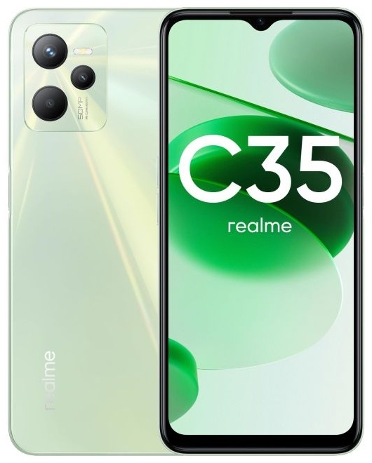 Купить Смартфон Realme C35 4 ГБ/128 ГБ зеленый в Алматы – Магазин на ...