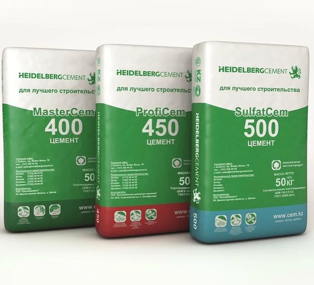 Купить Цемент Heidelberg Cement Sulfat Cem 50 кг в Алматы – Магазин на ...