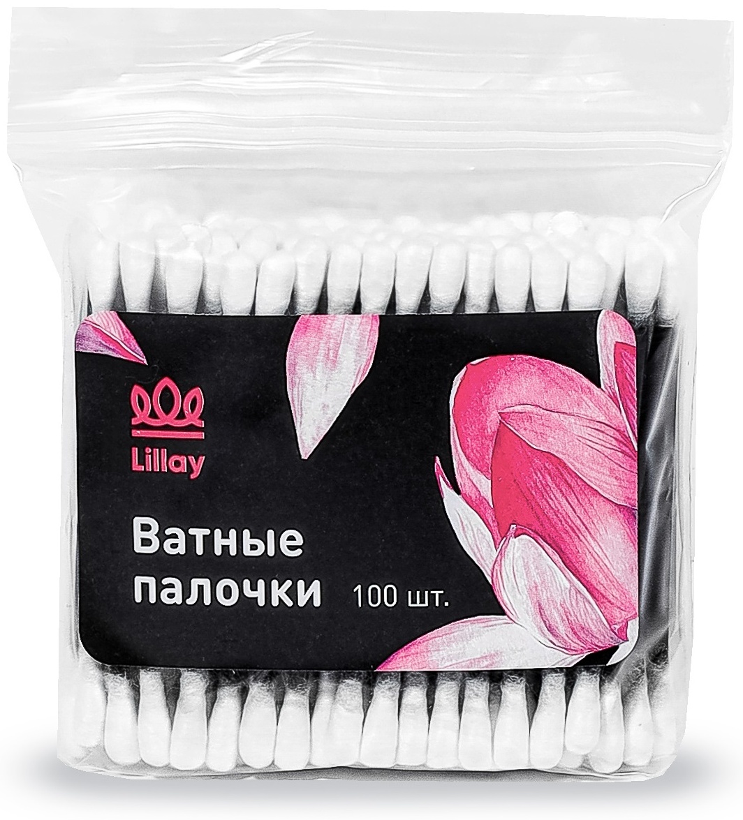 Купить Lillay ватные палочки N 100 шт в Алматы – Магазин на Kaspi.kz