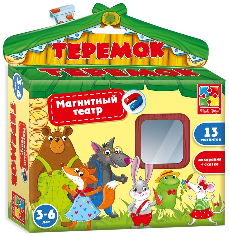 Купить Кукольный театр Vladi Toys Теремок картон в кредит в Алматы ...