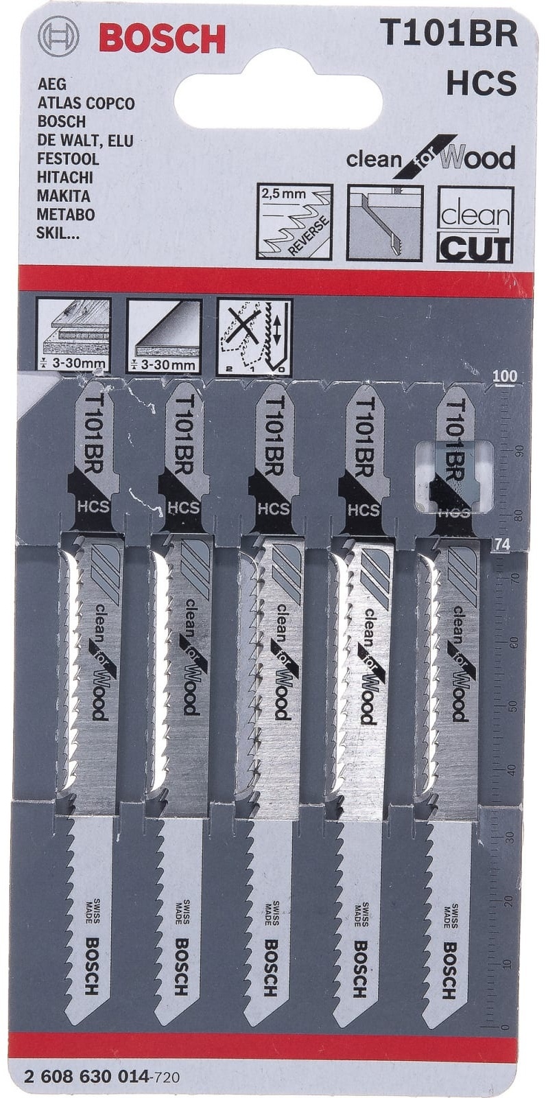 Купить Пила для электролобзика Bosch 2608630014 5 шт в кредит в Алматы ...