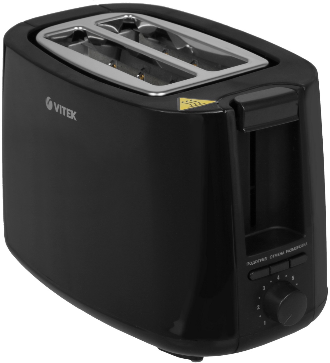 Купить Тостер Vitek VT-7157(BK) черный в кредит в Алматы – Kaspi Магазин
