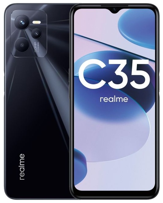 Купить Смартфон Realme C35 4 ГБ/128 ГБ черный в Таразе – Магазин на ...