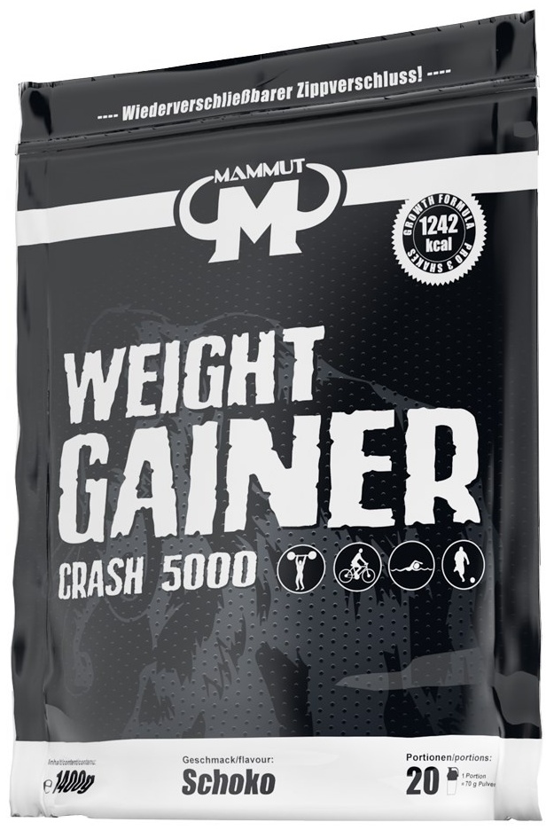 Купить Гейнер Mammut Weight Gainer Crash 5000 Шоколад 1400 г в Алматы ...