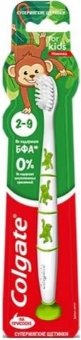 Купить Colgate For kids от 2 до 9 лет зубная щетка экстра-мягкая жесткость 1 шт в Алматы ...