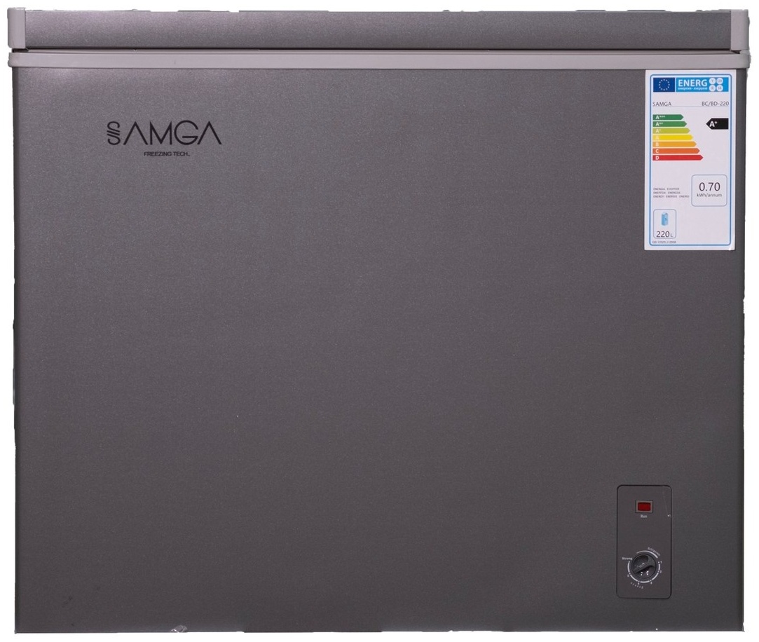 Купить Морозильник SAMGA BC/BD 220 л серый в Алматы – Магазин на Kaspi.kz