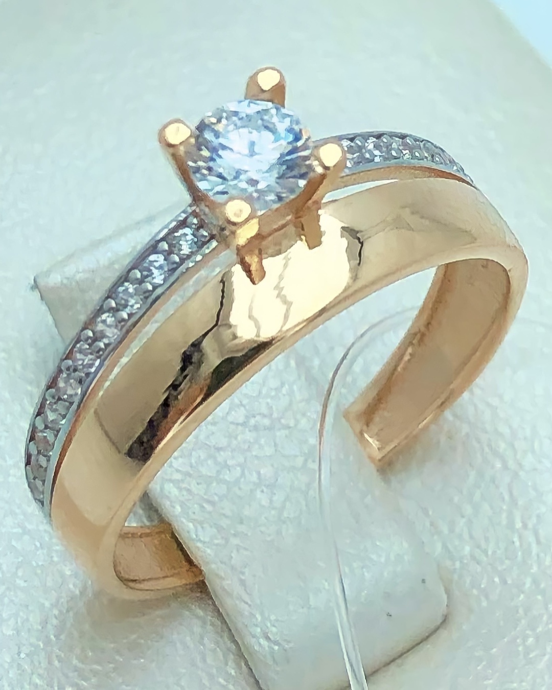 Купить Кольцо SHYMKENT ZOLOTO 950308нов размер 18.5 вес 1.63 г золото, фианит в Алматы – Магазин ...