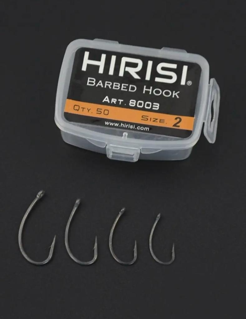 Купить Крючок для рыбалки HIRISI Hirisi 8003 8 черный 50 шт в Алматы ...
