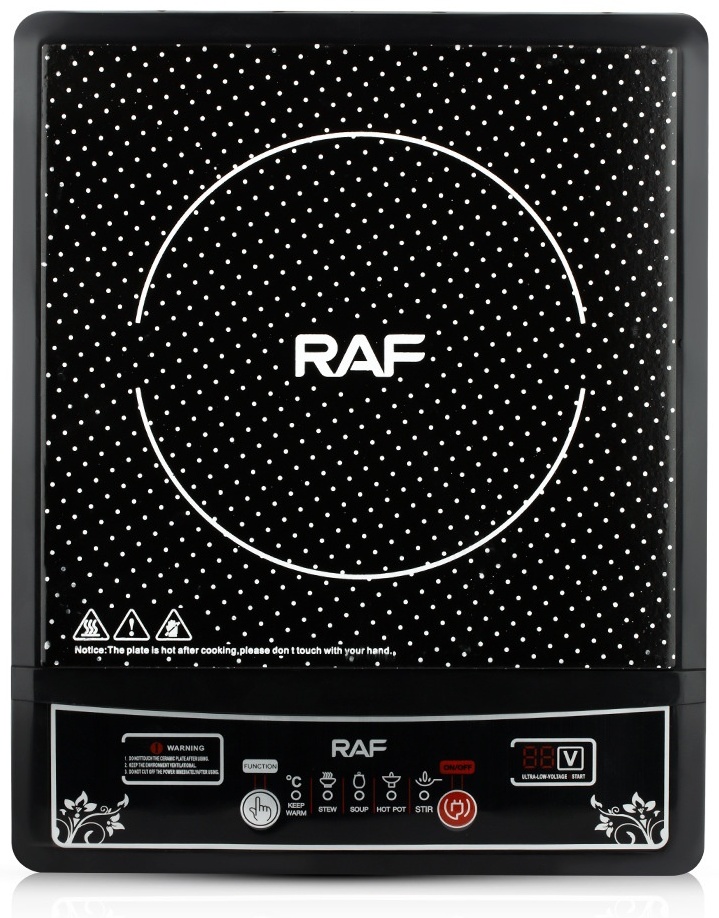 Купить Настольная плита RAF R.8015 черный в Алматы – Магазин на Kaspi.kz