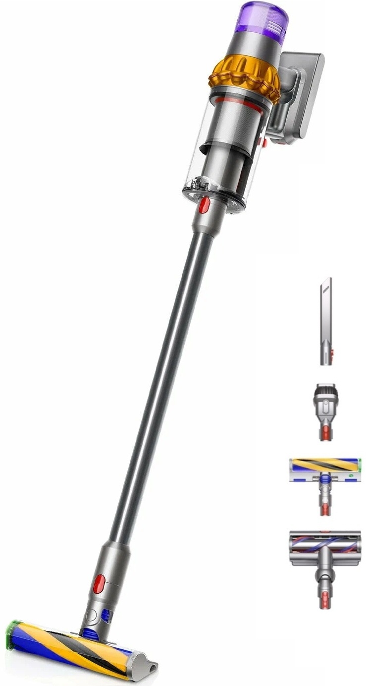Купить Пылесос Dyson V15 Detect Absolute SV47 серебристый в Алматы ...