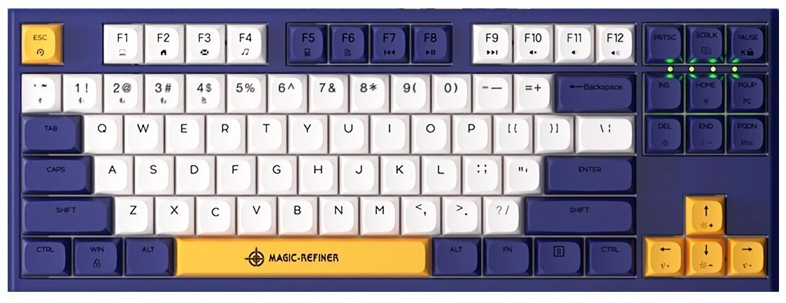 Купить Клавиатура MAGIC-REFINER MK29 синий в Алматы – Магазин на Kaspi.kz