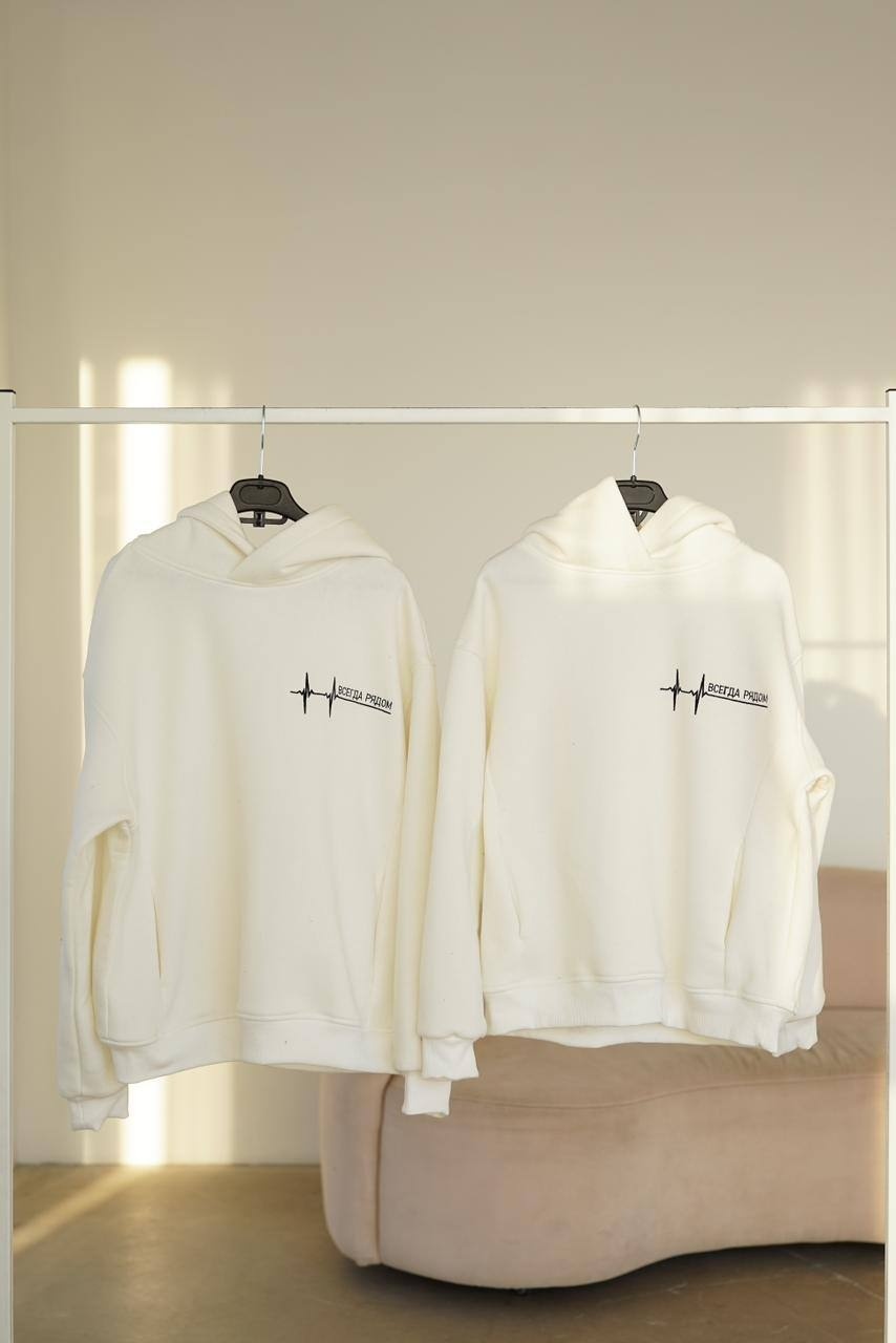 Купить Именной подарок Худи парные с вышивкой в Алматы – Магазин на ...