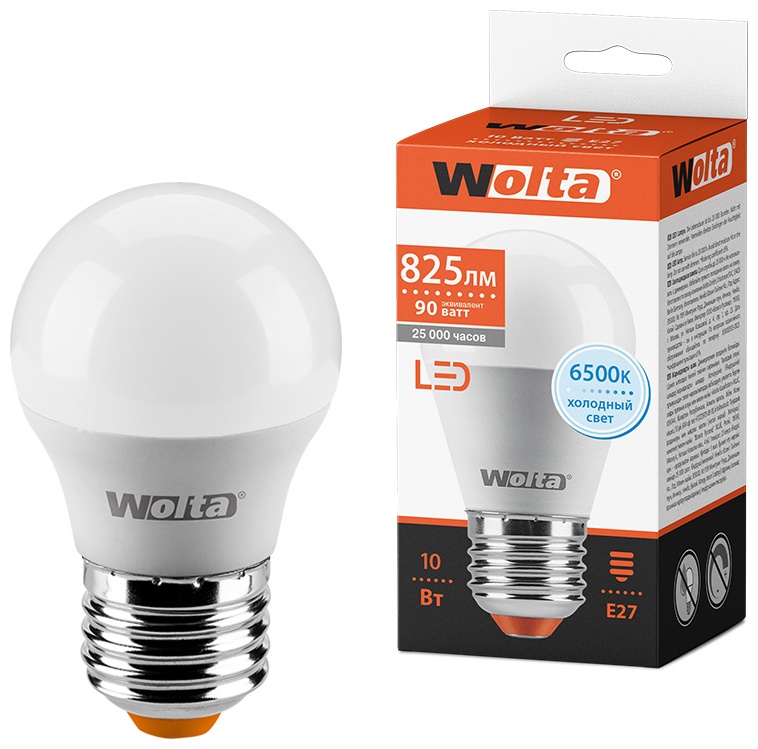 Купить Лампочка Wolta 28254 10W E27 1 шт в Алматы – Магазин на Kaspi.kz