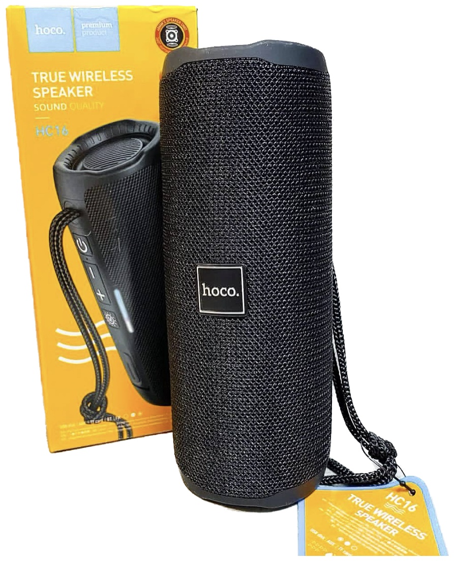 Купить Портативная колонка Hoco HC16 черный в Алматы – Магазин на Kaspi.kz