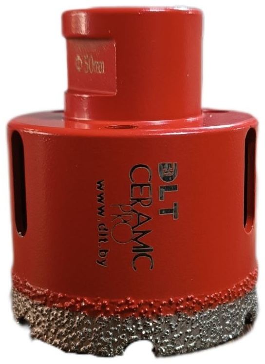 Купить Коронка DLT CERAMIC PRO алмазная D 50 мм L 60 мм, 1 шт в Алматы ...