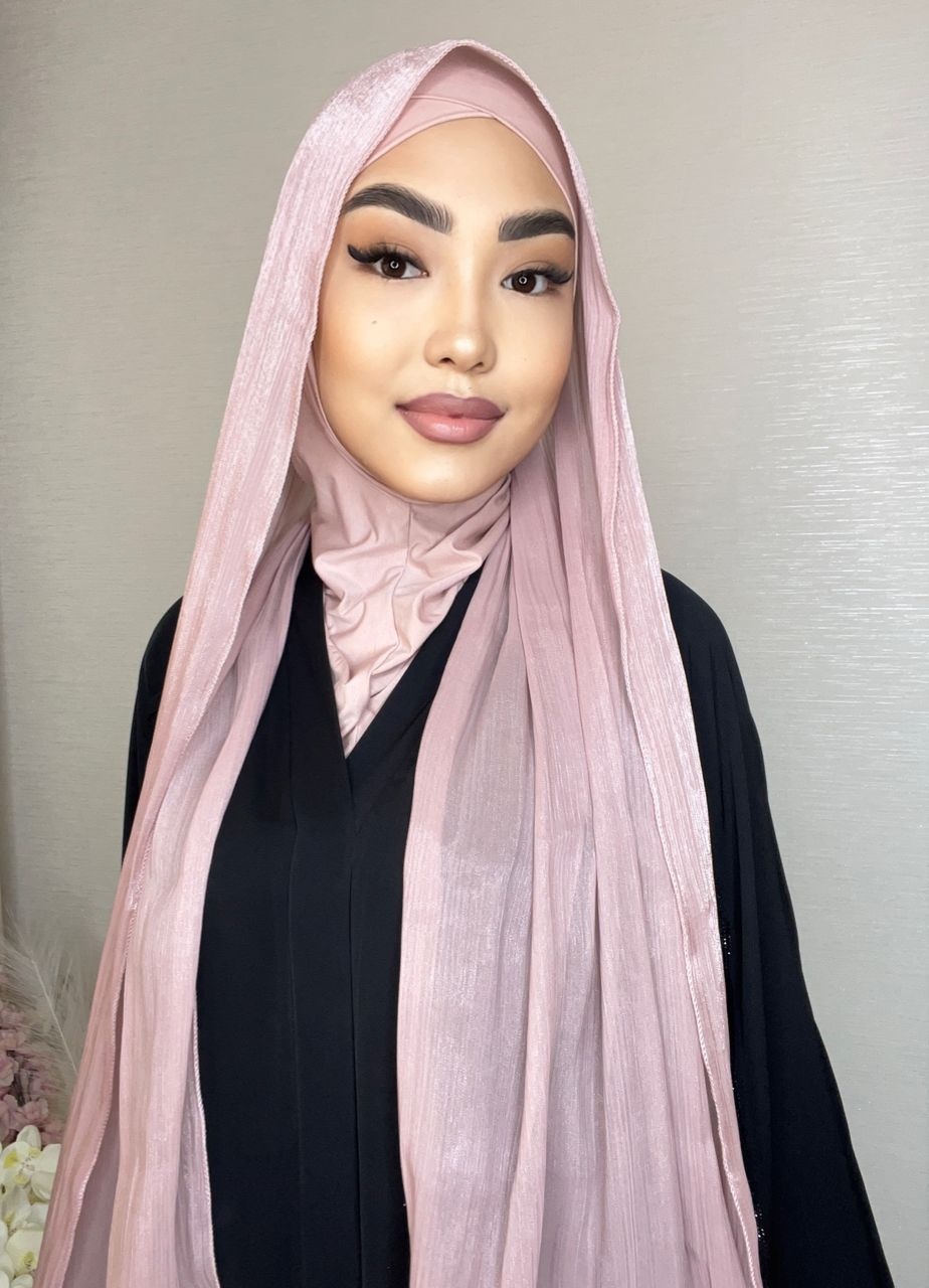 Купить Хиджаб Muslima Style Nrd57 размер универсальный розовый в