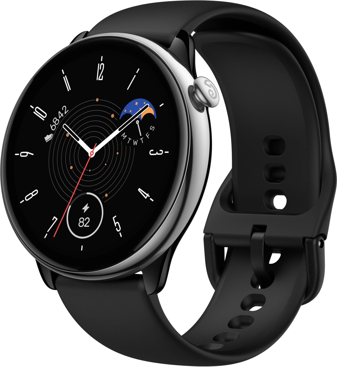 Купить Смарт-часы Amazfit GTR Mini серебристый-черный в кредит в Алматы ...