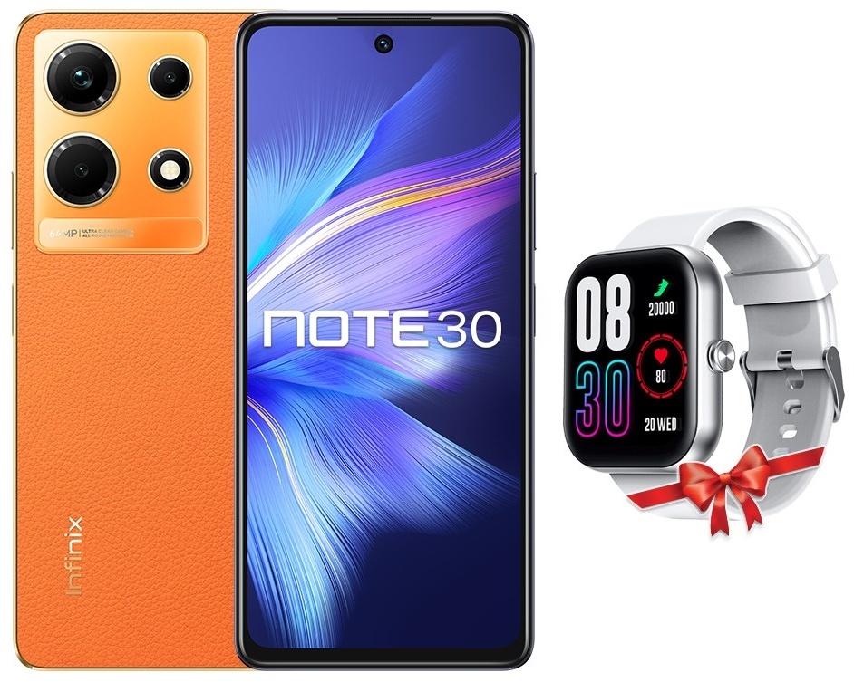 Купить Смартфон Infinix Note 30 8 ГБ/256 ГБ оранжевый + подарок в ...