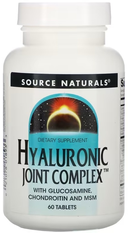 Купить Source Naturals БАД Hyaluronic Joint Complex 60 таблеток в Алматы – Магазин на Kaspi.kz
