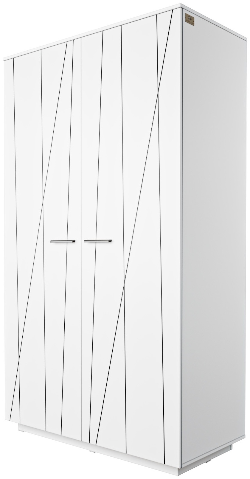 Купить Распашной шкаф Мебель Азии Алиса Лайн 2Д, 120.2x211.4х60 см ...