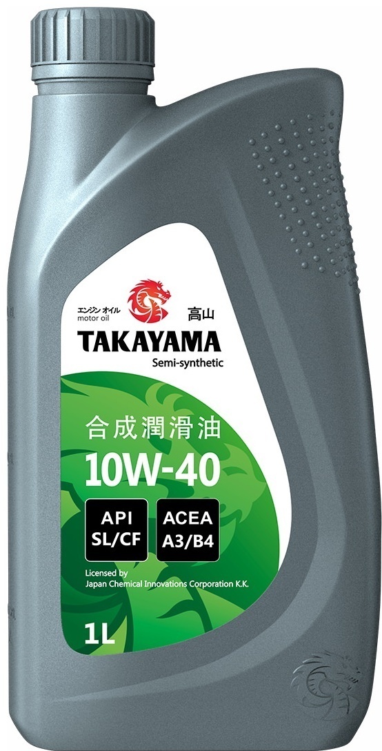 Купить Моторное масло Полусинтетическое Takayama SL/CF 10W-40 1 л в Алматы – Магазин на Kaspi.kz