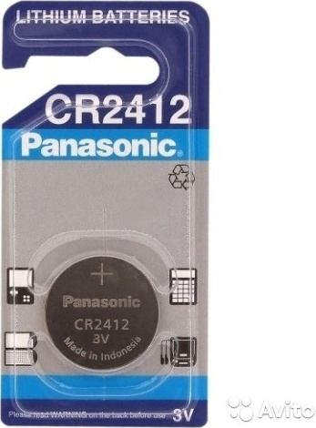 Купить Батарейка CR2412 Panasonic 1 шт в Алматы – Магазин на Kaspi.kz