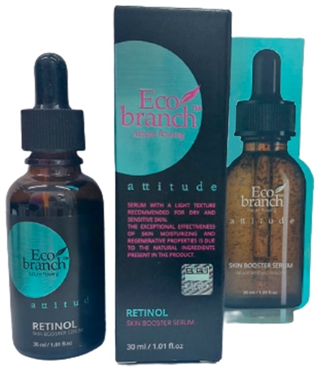 Купить Eco branch сыворотка Retinol Skin Booster Serum для лица 30 мл в ...