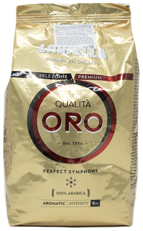 Купить Кофе Lavazza Qualita Oro зерновой 1000 г в Алматы – Магазин на ...