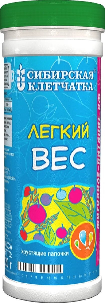 Купить Сибирская Клетчатка легкий вес 120 г в Алматы – Магазин на Kaspi.kz