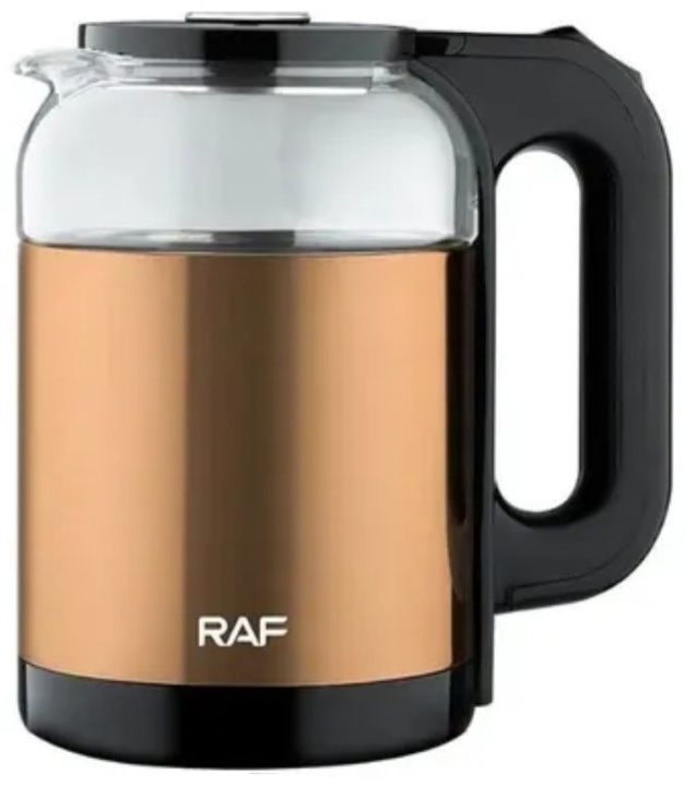 Купить Электрочайник RAF R.7832 золотистый в Алматы – Магазин на Kaspi.kz