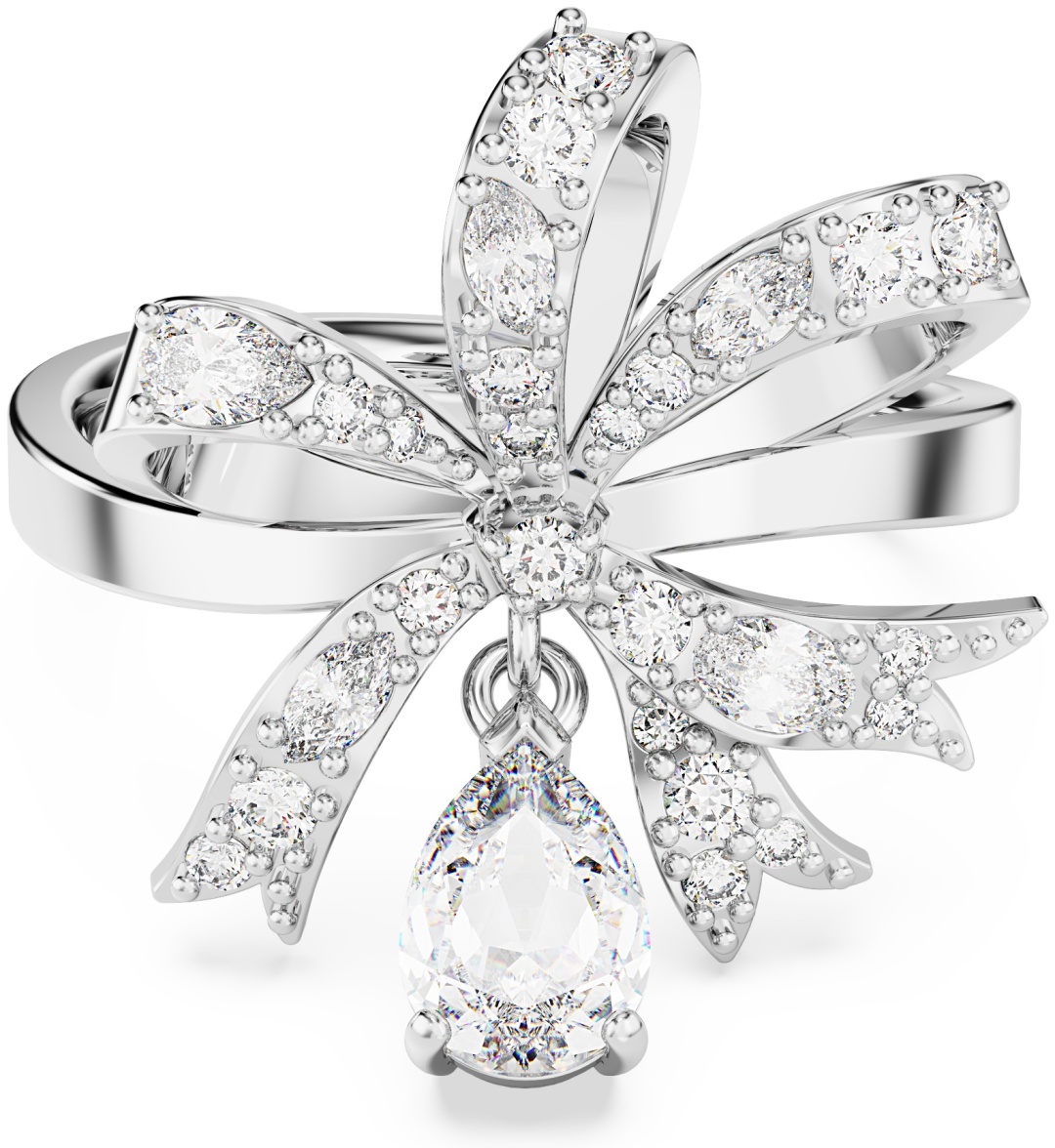 Купить Кольцо Swarovski размер 18 ювелирный сплав, кристаллы Swarovski ...