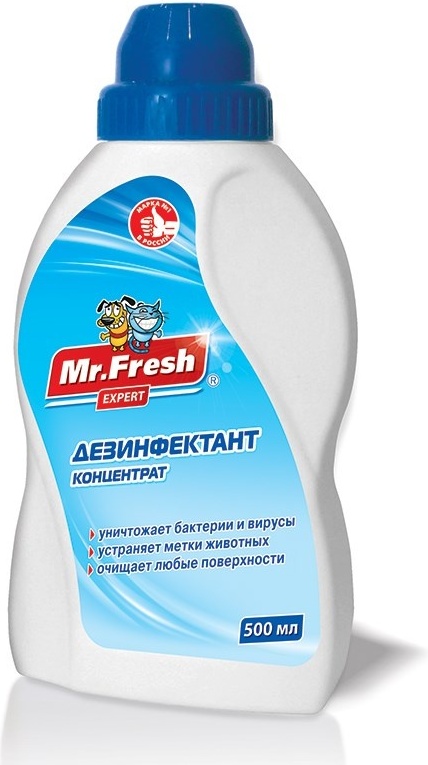 Купить Mr.Fresh Дезинфектант концентрат моющее средство 500 мл в Алматы ...