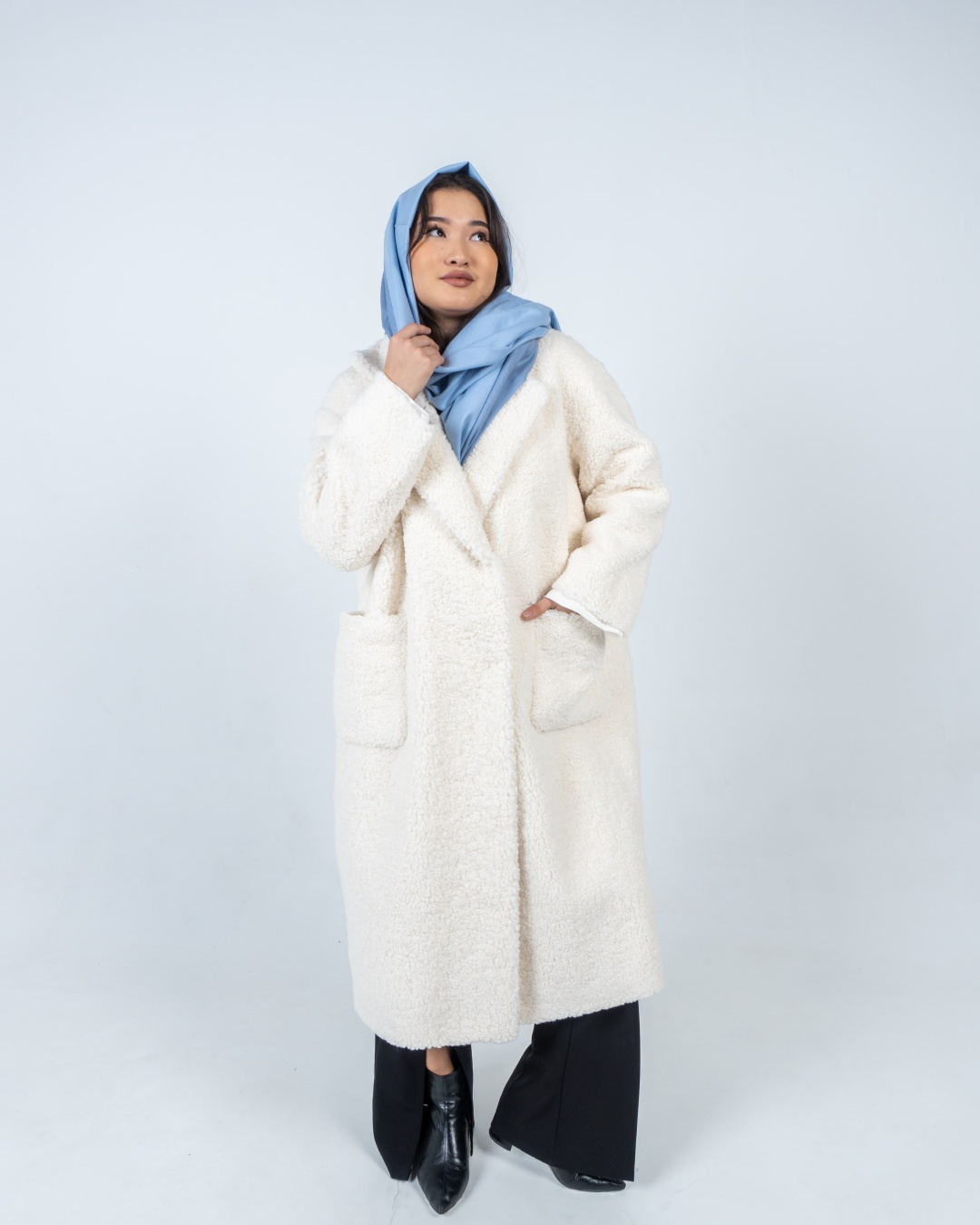 Купить Пальто OYU белый в Алматы – Магазин на Kaspi.kz