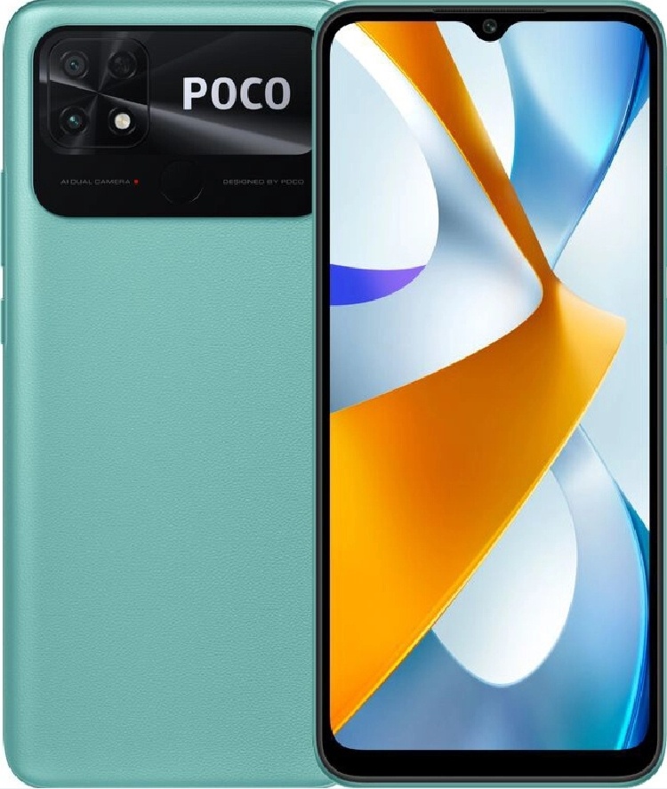 Купить Смартфон Poco C40 4 ГБ/64 ГБ зеленый в Алматы – Магазин на Kaspi.kz