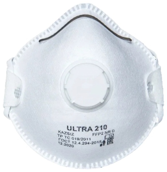 Купить Респиратор Ultra полумаска FFP2 210 FFP2 NR D, 1 шт в Алматы – Магазин на Kaspi.kz