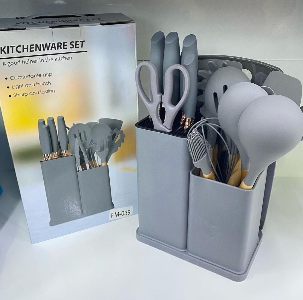 Купить Kitchen набор кухонных инструментов FM-039 537709 13 шт, силикон ...