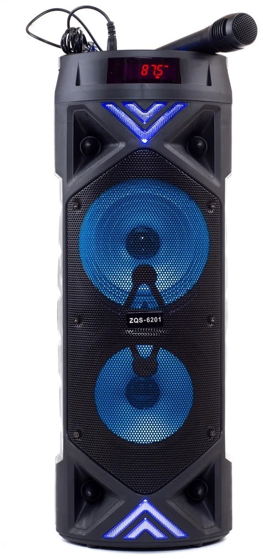 Купить Портативная колонка SDRD ZQS-6201 черный в Алматы – Магазин на ...