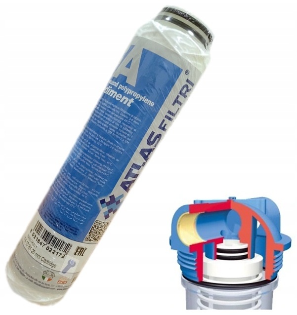 Купить ATLAS filtri картридж на проточный фильтр FA 10 BX 10 mcr 1 шт в ...