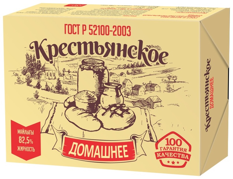Купить МАСЛО-ДЕЛ спред крестьянское домашнее 82.5% 180 г в Алматы ...