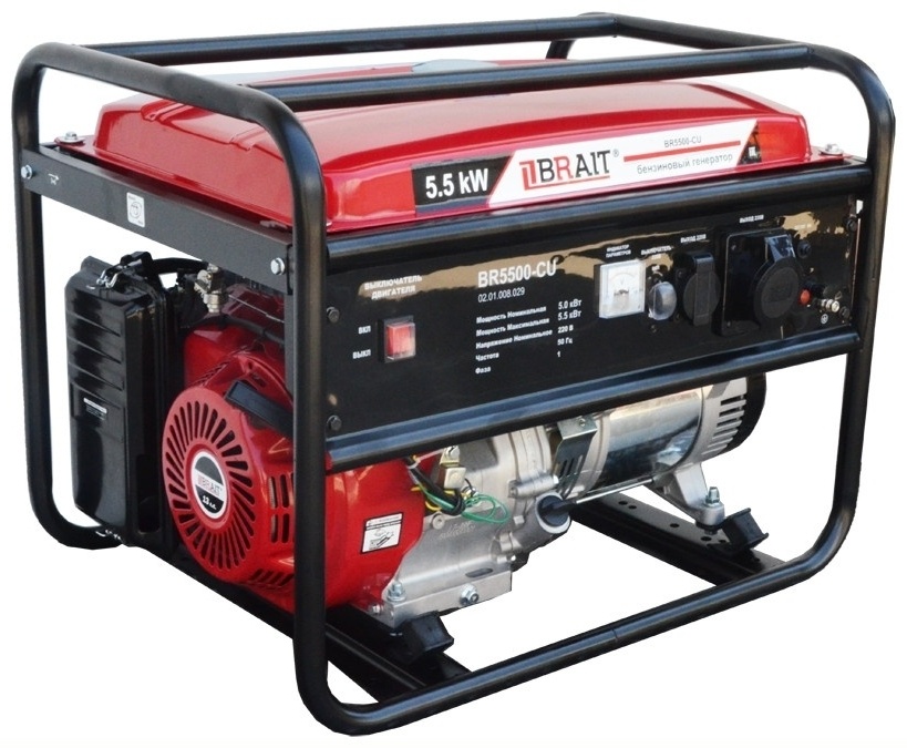 Купить Электростанция бензиновая BRAIT BR5500-CU в Алматы – Магазин на Kaspi.kz