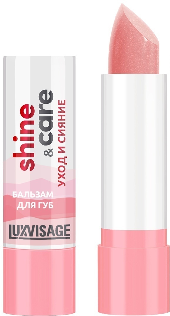 Купить LUXVISAGE Care бальзам оттеночный для губ прозрачный Shine в ...