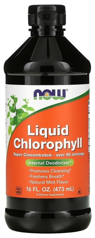 Купить NOW Liquid chlorophyll раствор 473 мл в кредит в Алматы – Kaspi ...