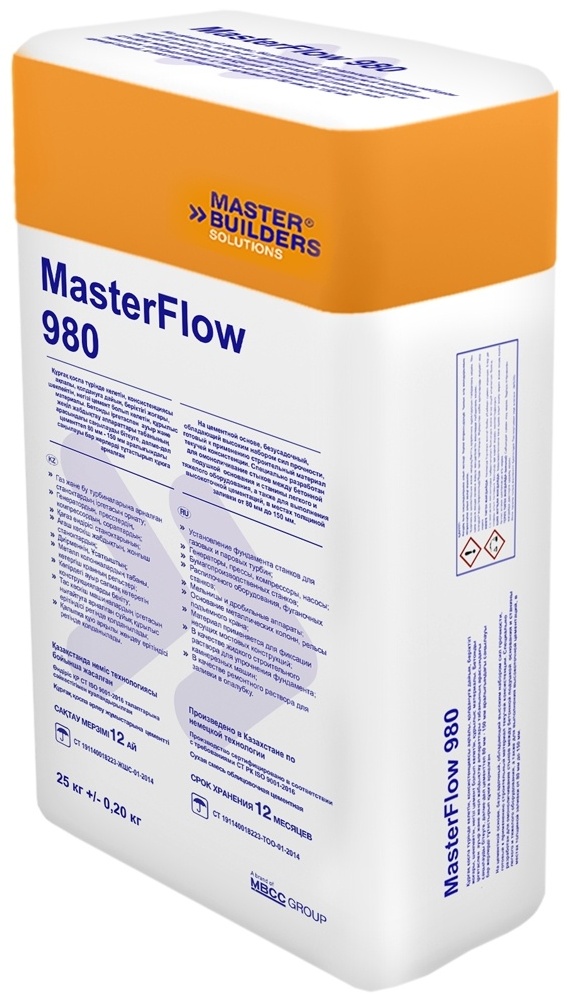 Купить Ремонтная смесь Master Builders Solutions MasterFlow 980 25 кг в Алматы – Магазин на Kaspi.kz