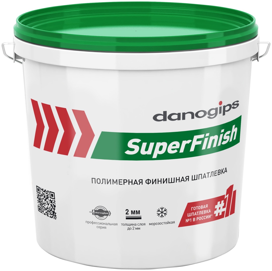 Купить Шпатлевка Danogips SuperFinish 28 кг, полимерная в кредит в Алматы – Kaspi Магазин