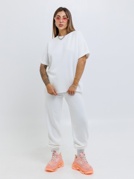 Купить Спортивный костюм Black Star Wear BS Blank Soft белый M в Алматы ...