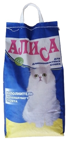 Купить Наполнитель АЛИСА Для длинношерстных впитывающий 12.3 в Алматы ...