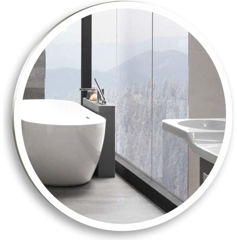 Купить МИР ЗЕРКАЛ умное зеркало Перла-VOICE D770 770x770 см, настенное ...