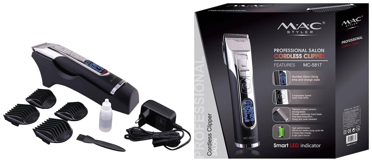 Купить MAC Styler машинка для стрижки MC-5817 в Алматы – Магазин на ...
