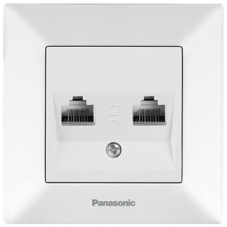 Купить Розетка Panasonic встраиваемая ARKEDIA, компьютерный (RJ45) в ...