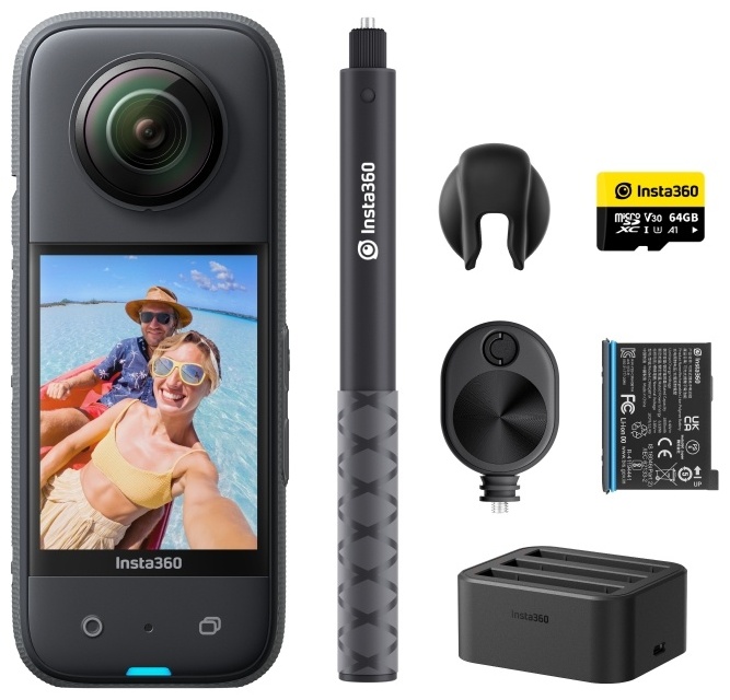 Купить Экшн камера Insta360 X3 360° Ultimate Kit в кредит в Алматы